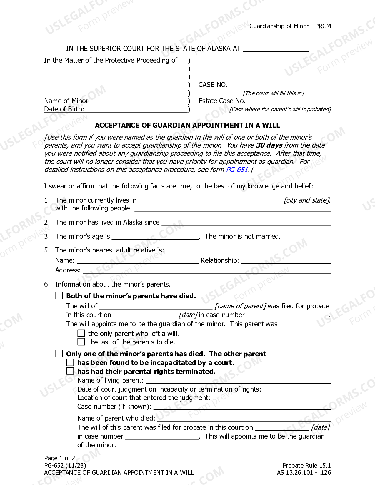 District of Columbia Notice of Standard Probate | US Legal Forms
