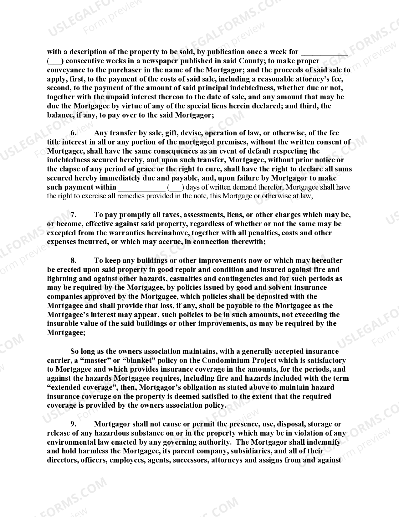 Alabama Additional Collateral and Accommodation Mortgage | US Legal Forms