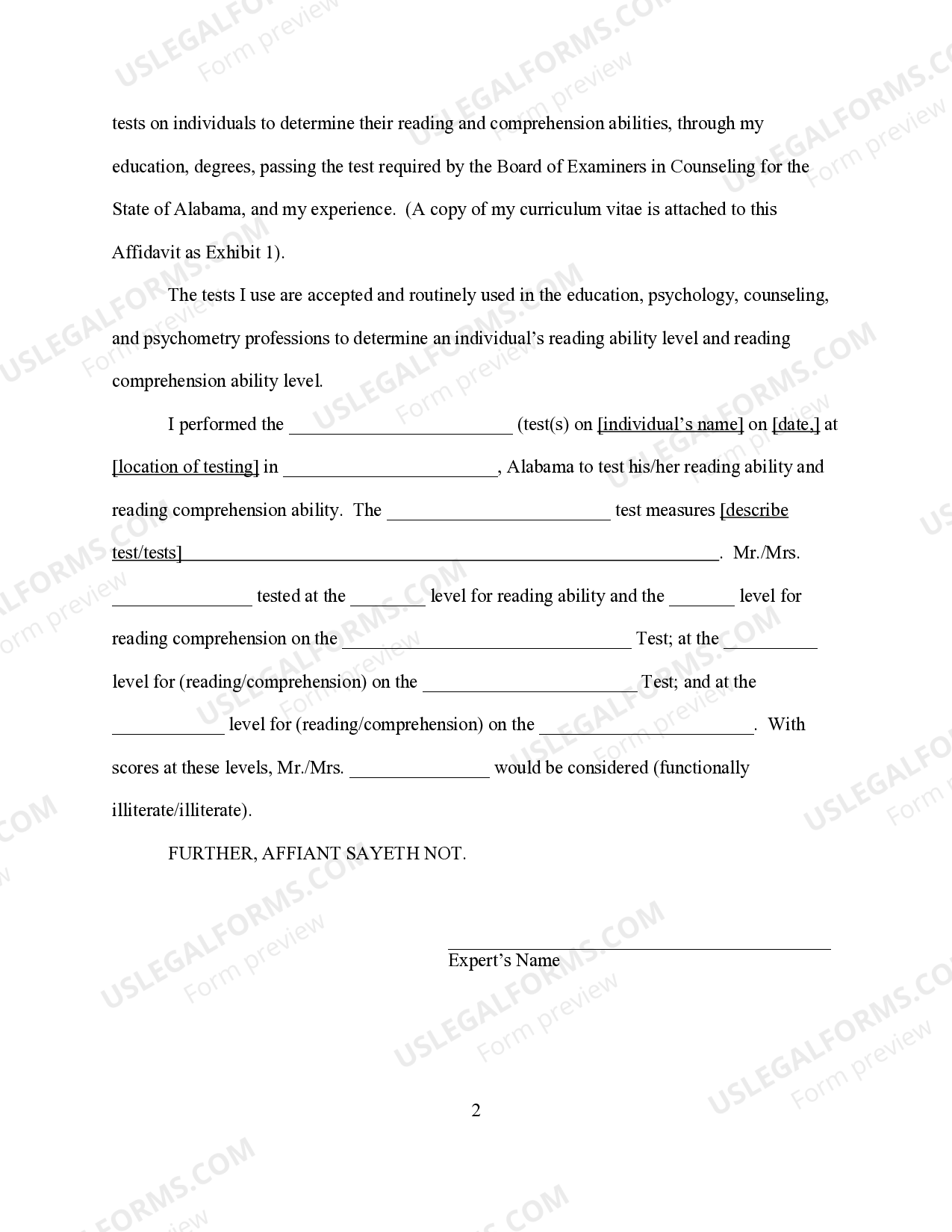 Affidavit Form For Land Conversion | US Legal Forms