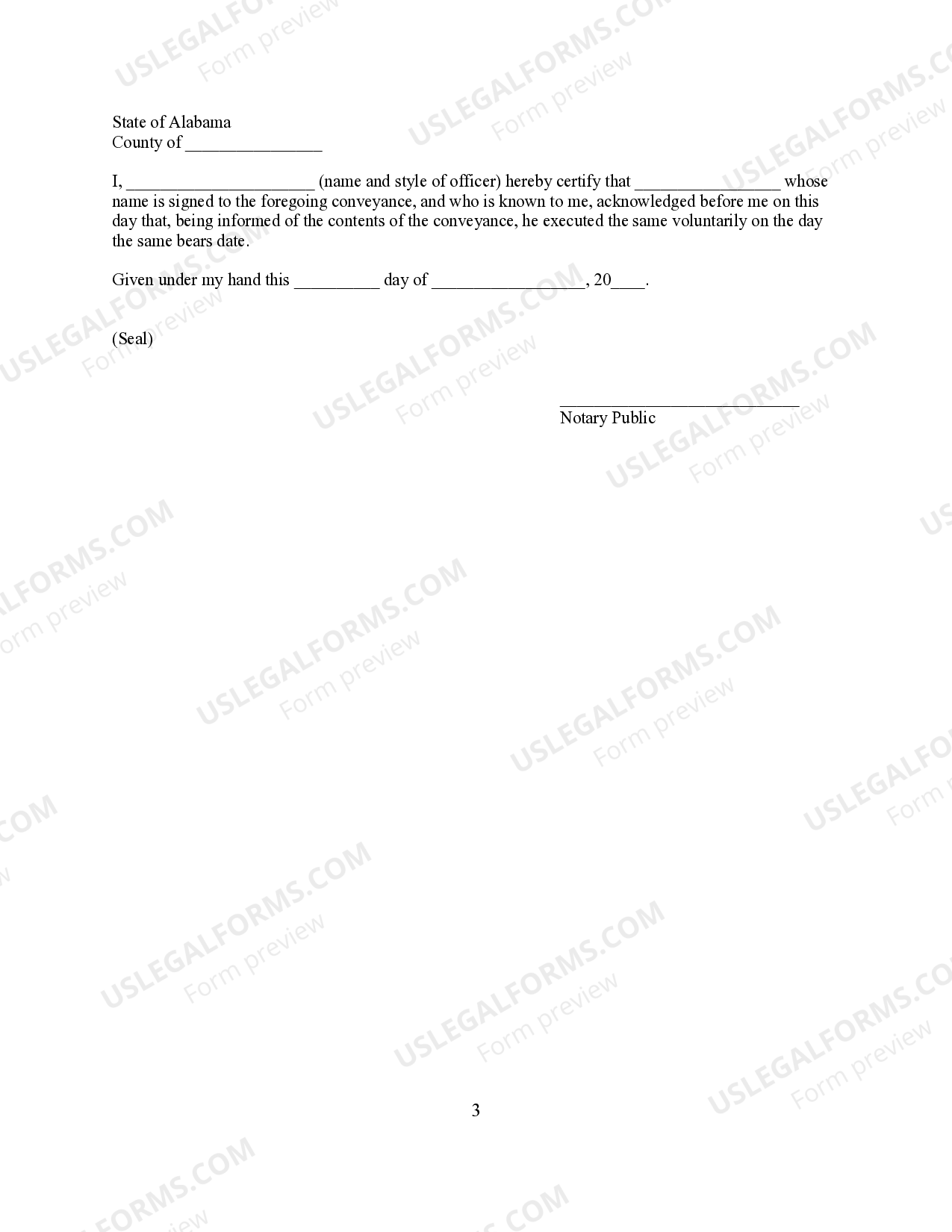 Affidavit Form For Land Conversion | US Legal Forms
