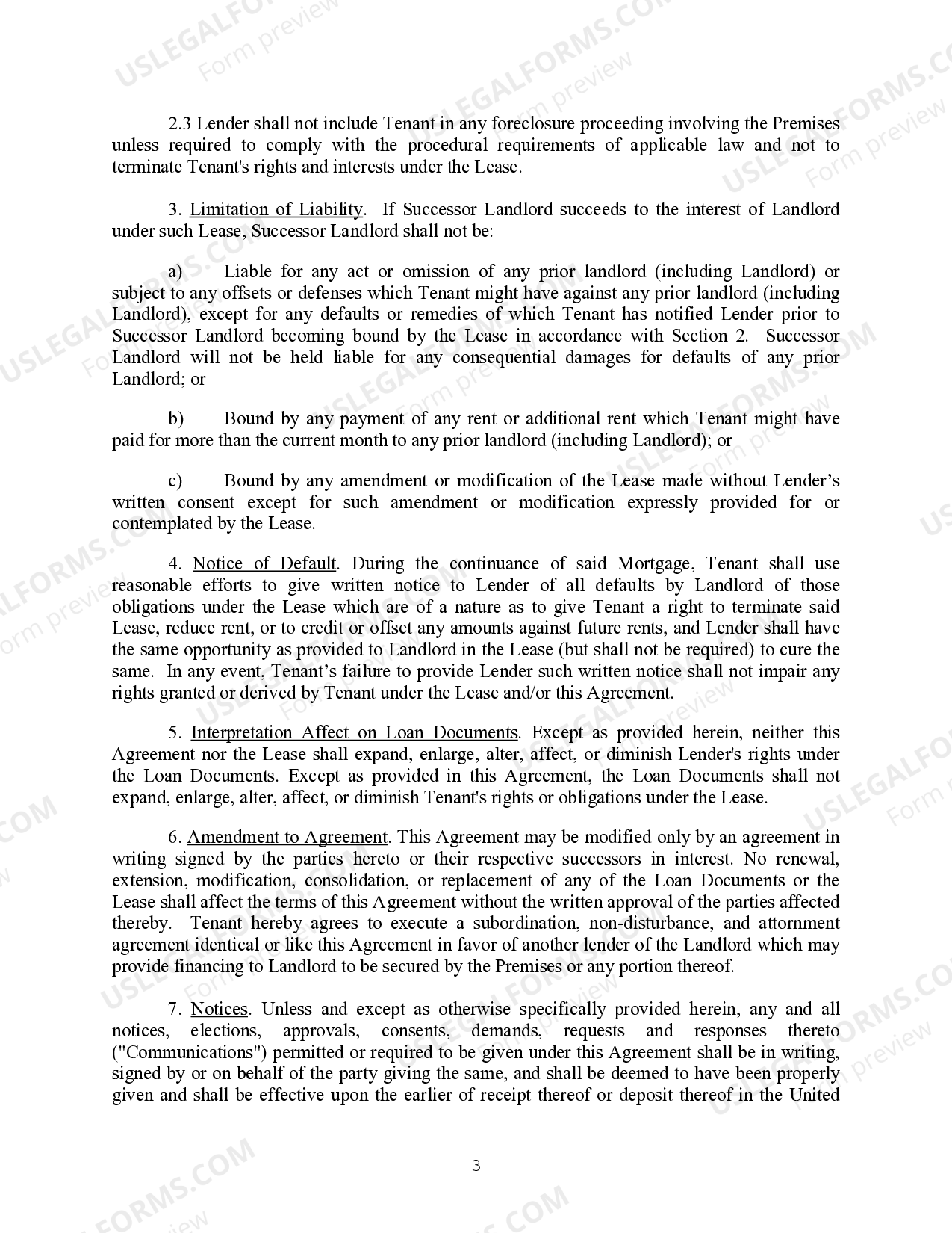 Alabama Subordination, Non-Disturbance and Attornment Agreement | US ...