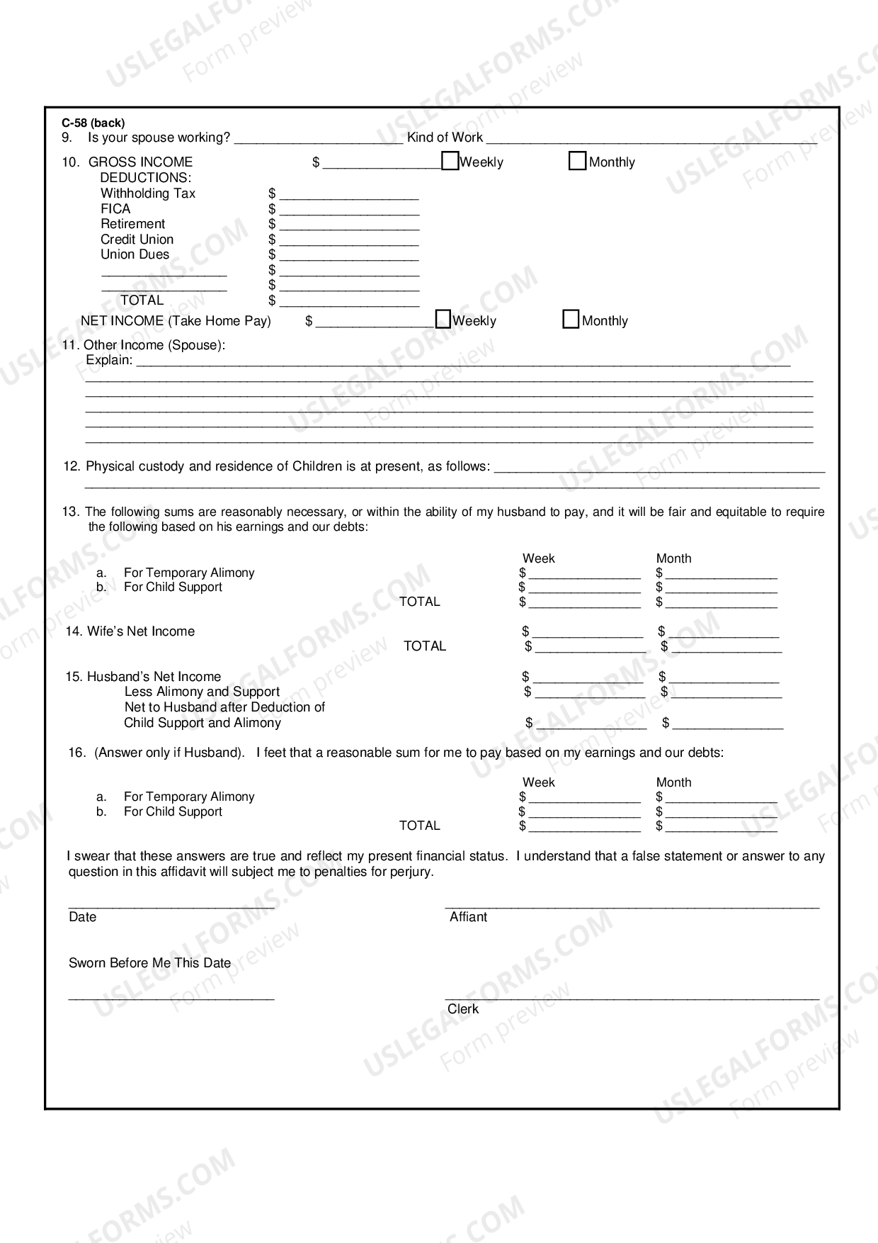 Alabama Notice of Reference and Questionnaire | US Legal Forms