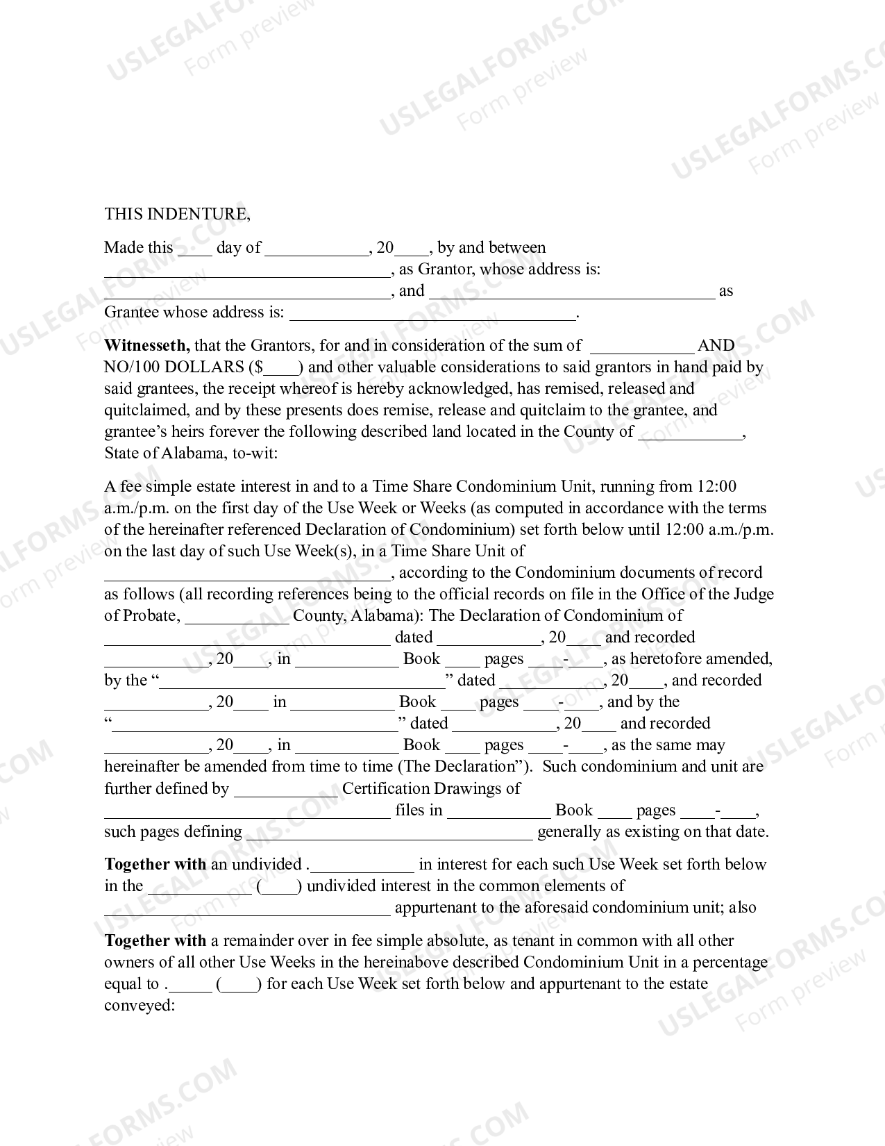 Alabama Indenture | US Legal Forms