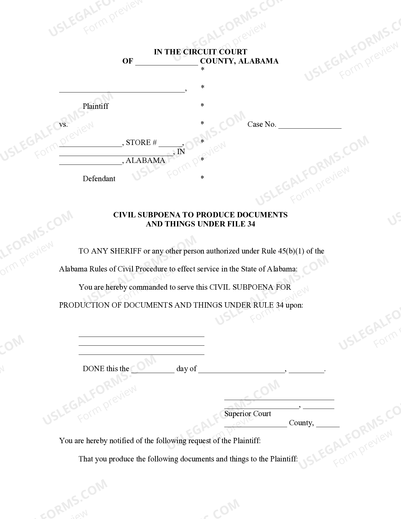 Alabama Rules Of Civil Procedure 34 Withholding US Legal Forms Alabama Rules Of Civil Procedure 34 Withholding US Legal Forms