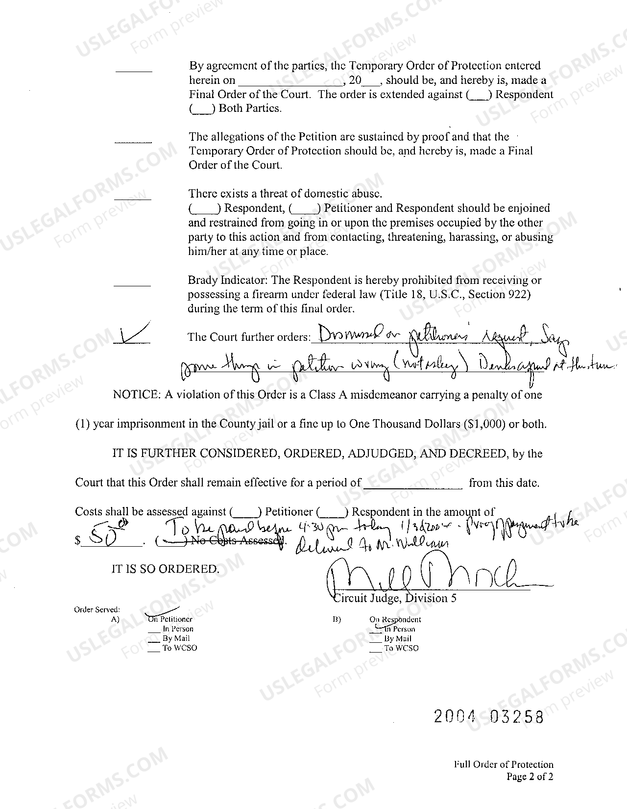 Arkansas Petition For Order of Protection | US Legal Forms