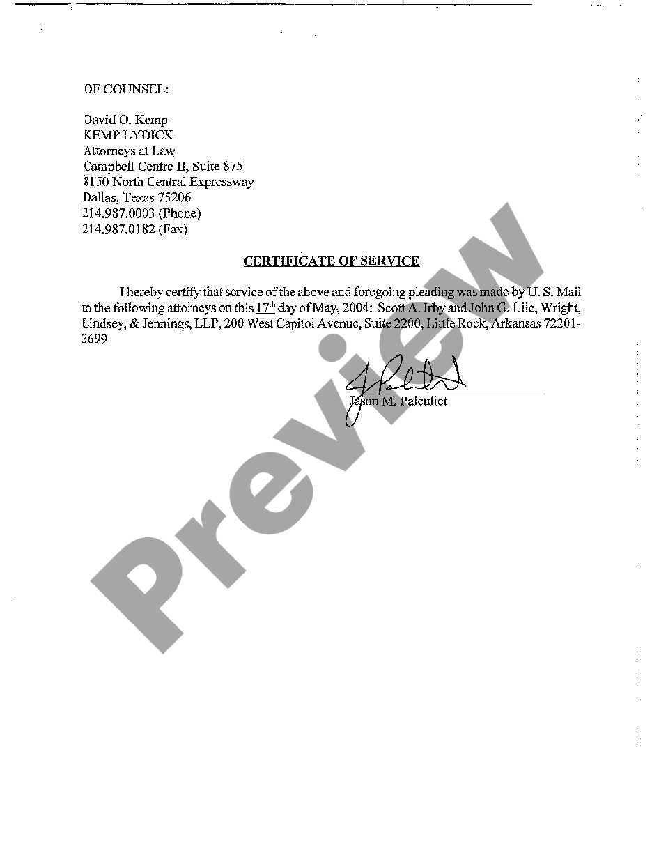 Arkansas Plaintiff's Motion for Nonsuit without Prejudice Against ... Arkansas Plaintiff's Motion for Nonsuit without Prejudice Against ...