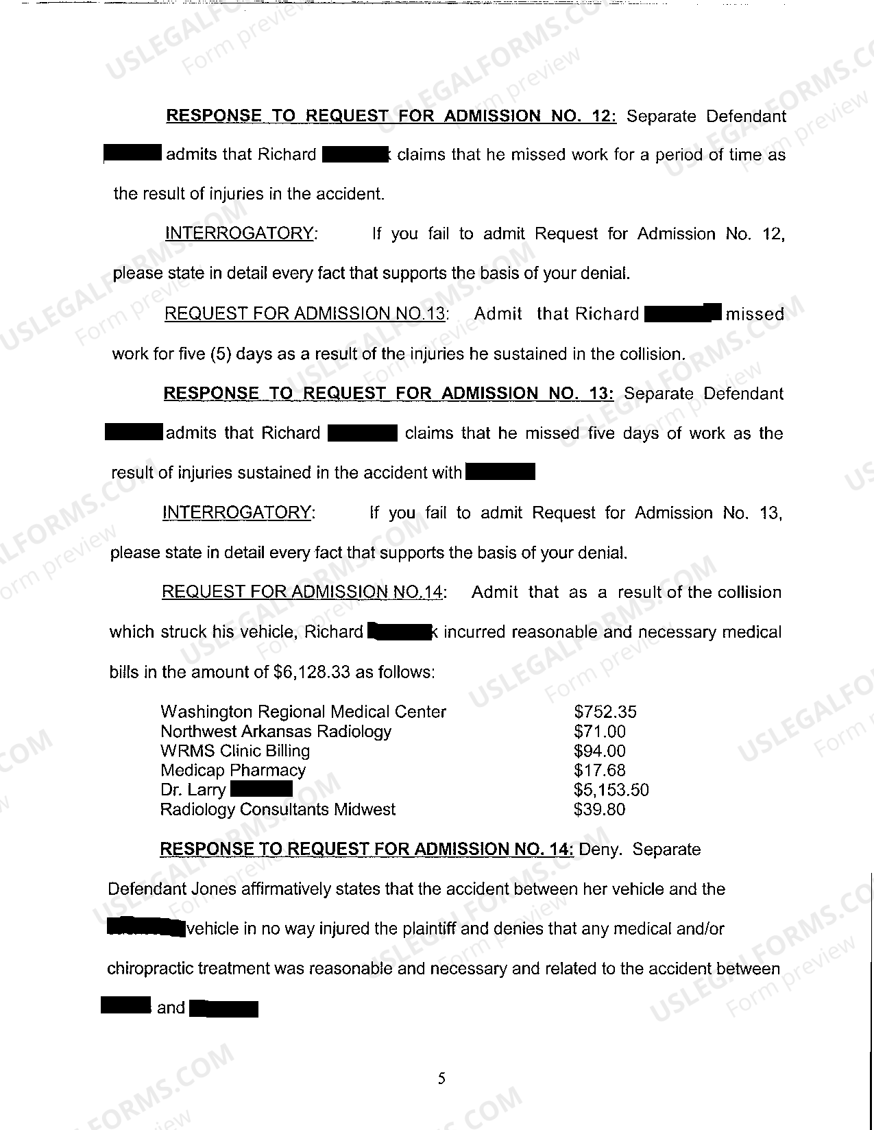 Arkansas Response to Request for Admissions Propounded by Plaintiffs to ...