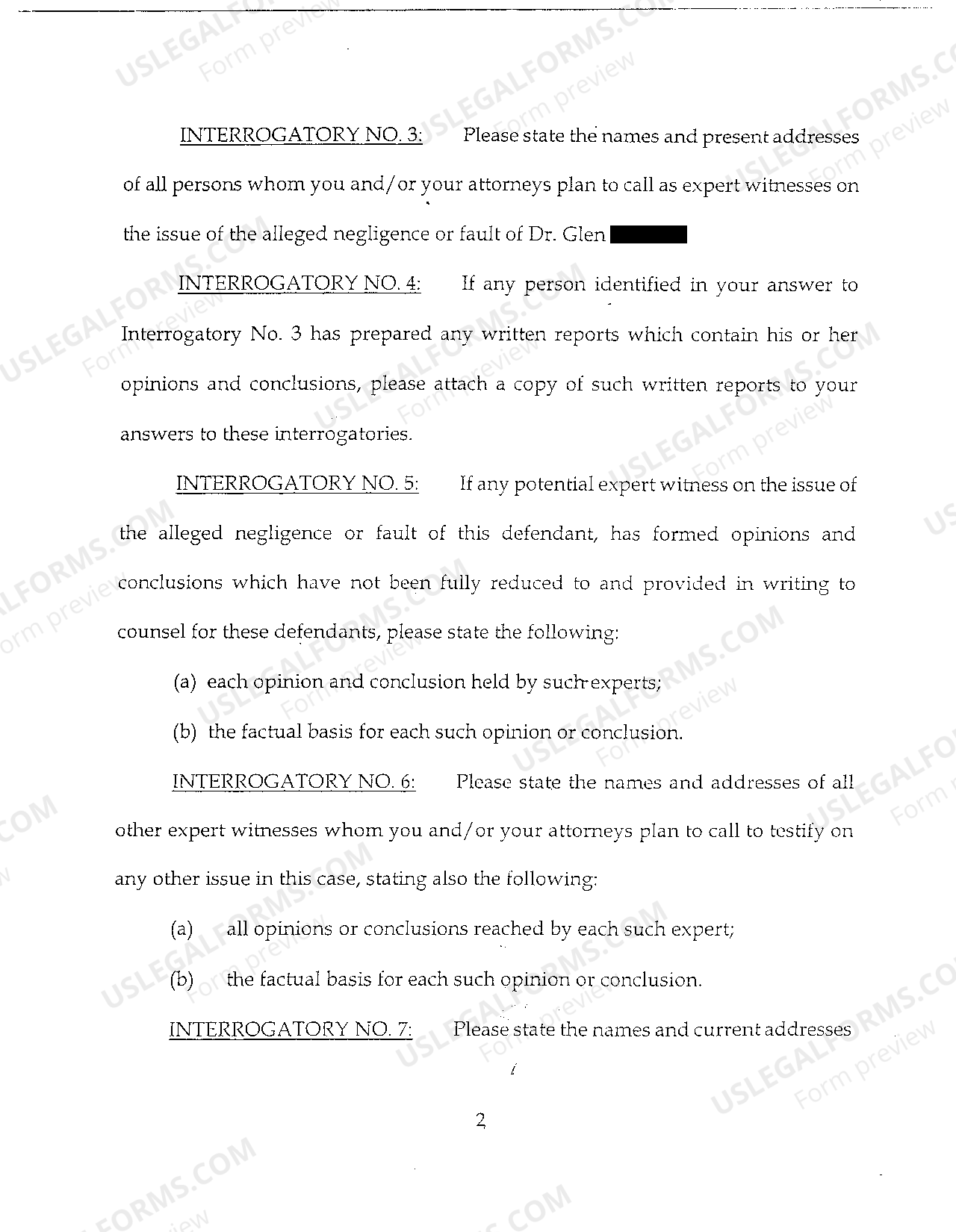 Arkansas Interrogatories and Production of Documents Propounded to ...