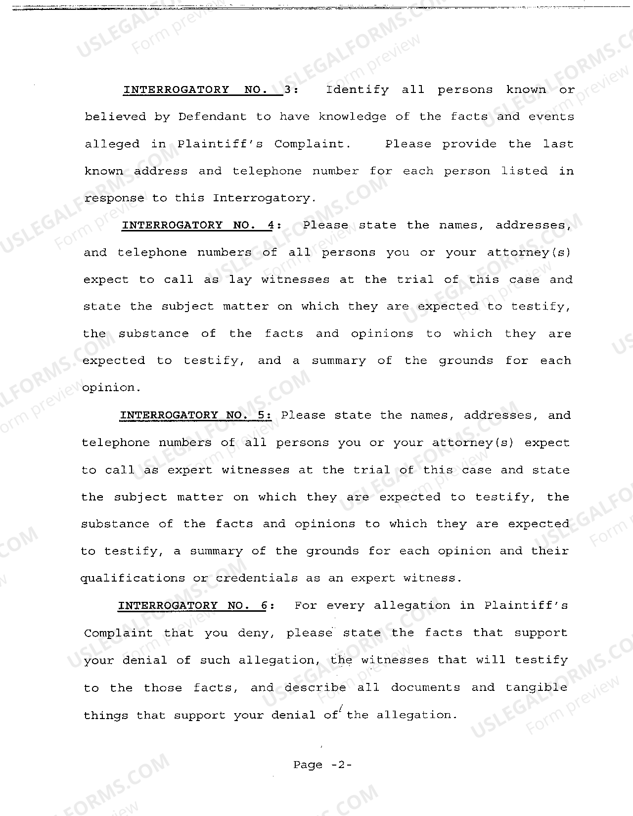 Arkansas Interrogatories and Request for Production Propounded to ...