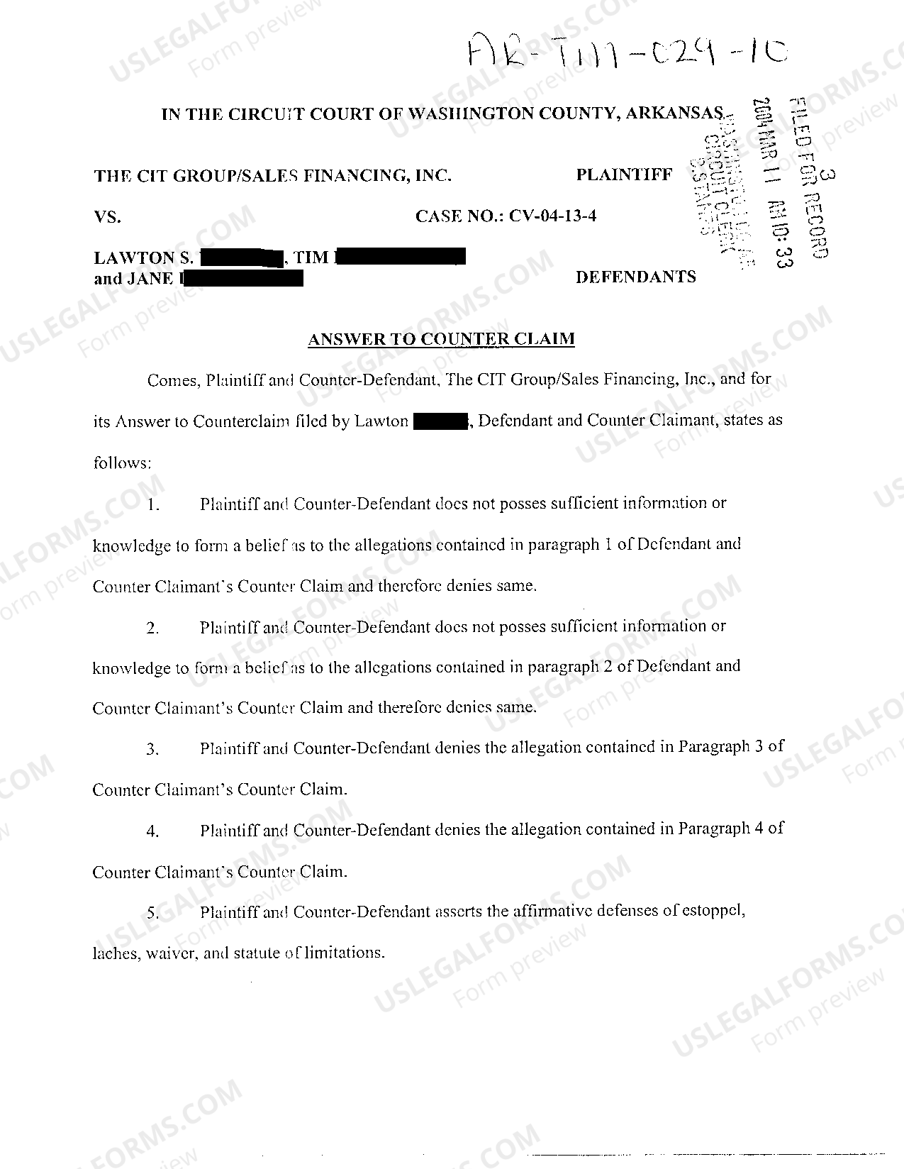 Rhode Island Notice of Automatic Court Orders | US Legal Forms