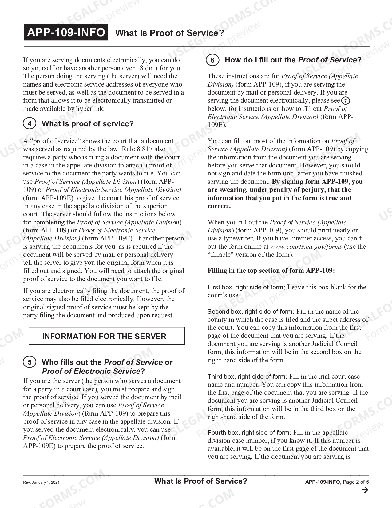 California What is Proof of Service | US Legal Forms
