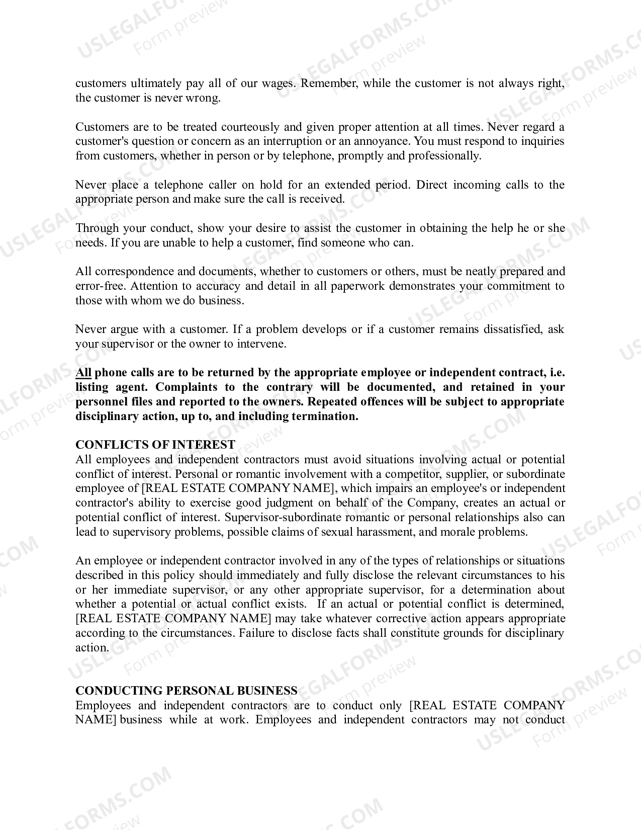 California Disclaimer and Acknowledgment Form for both Employee and ...