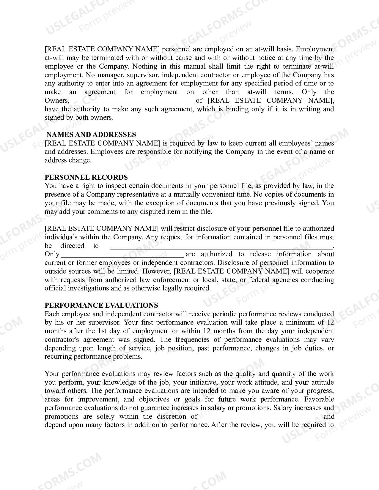 California Disclaimer and Acknowledgment Form for both Employee and ...