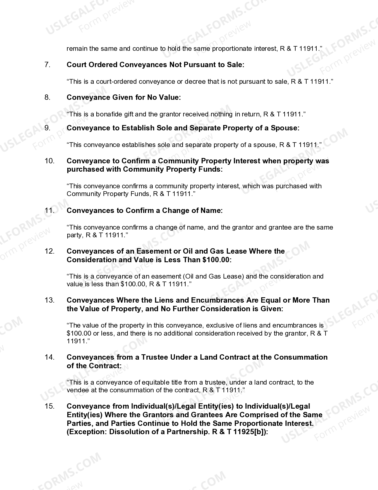 California Deed of Rescission - Corporation to LLC | US Legal Forms