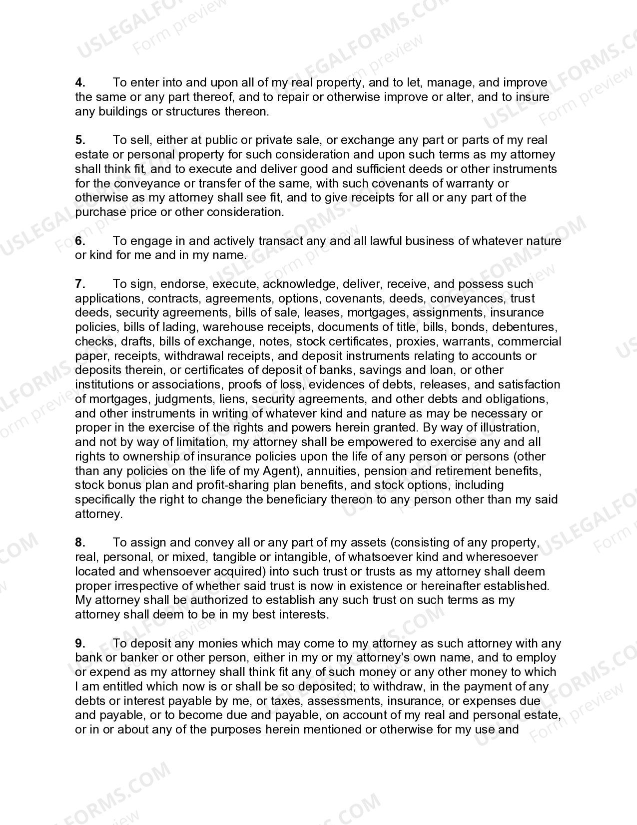 Springing Durable Power Of Attorney With Two Agents Form | US Legal Forms