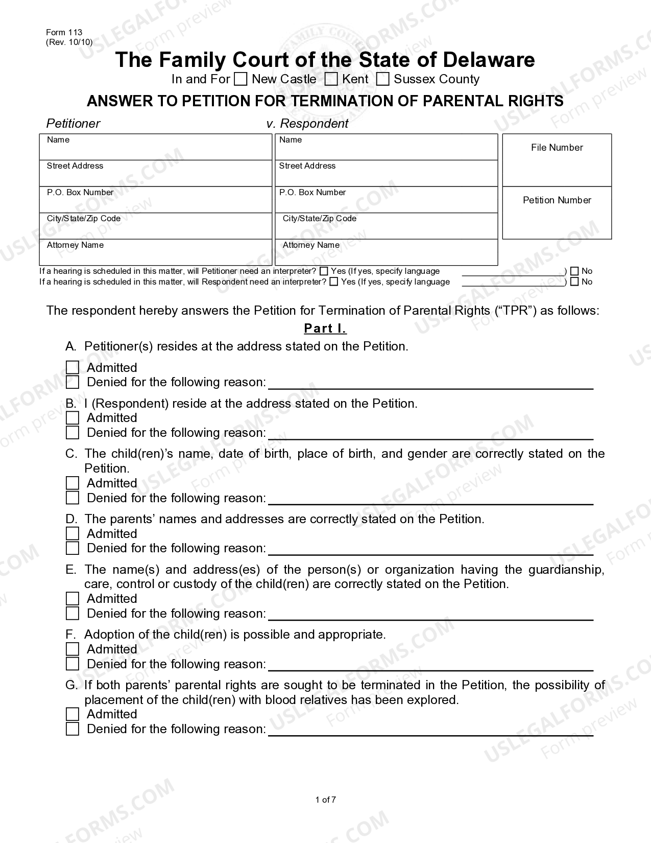 Alabama Temporary Ex Parte Restraining Order - Alabama Restraining ...