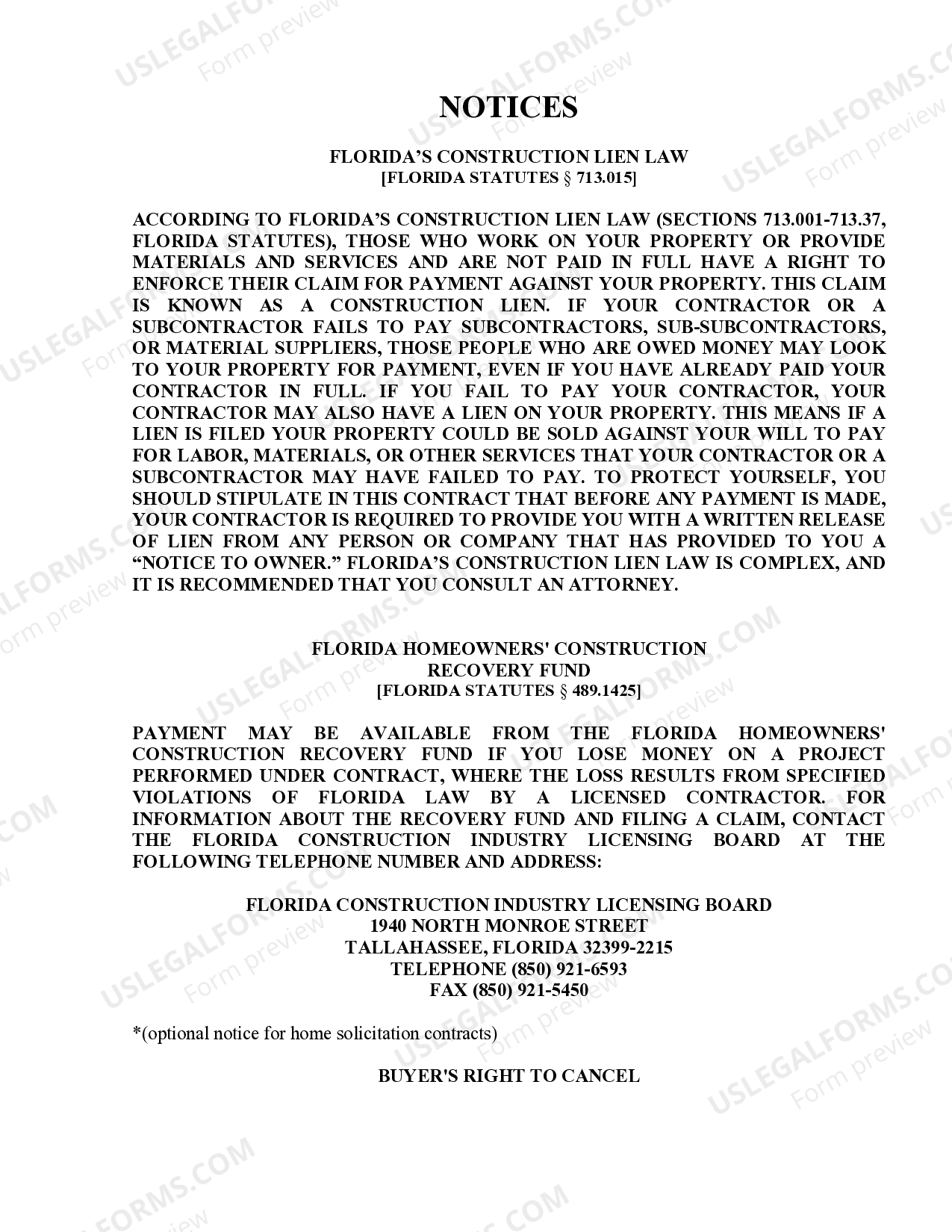 Florida Paving Contract for Contractor | US Legal Forms