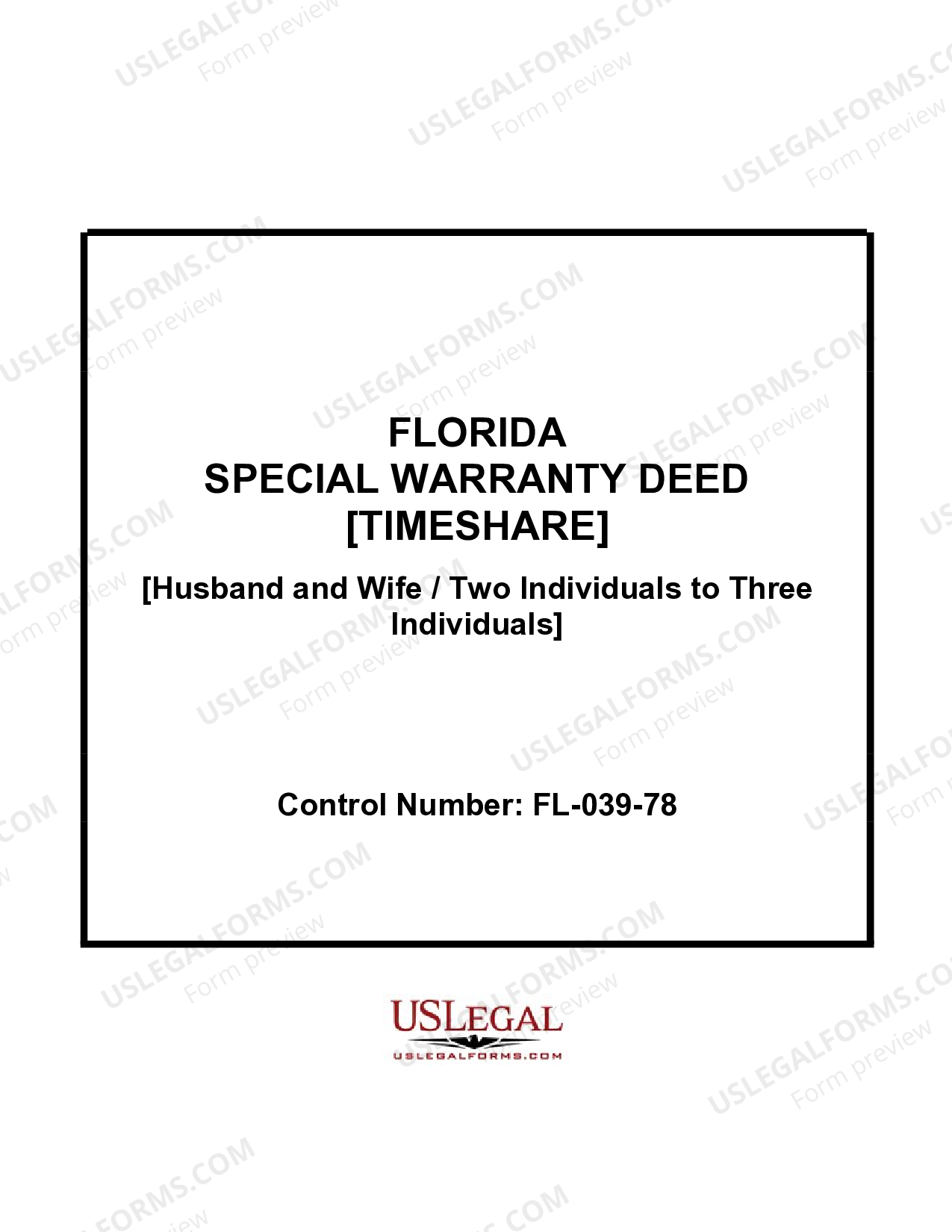 Florida Special Warranty Deed for a Timeshare - Special Warranty Deed ...