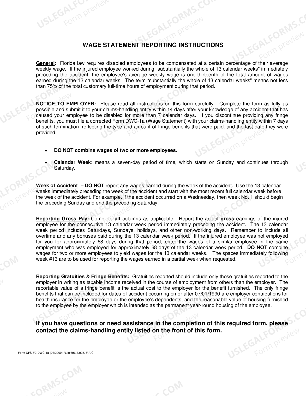 Florida Wage Statement - Wage Statement Example | US Legal Forms