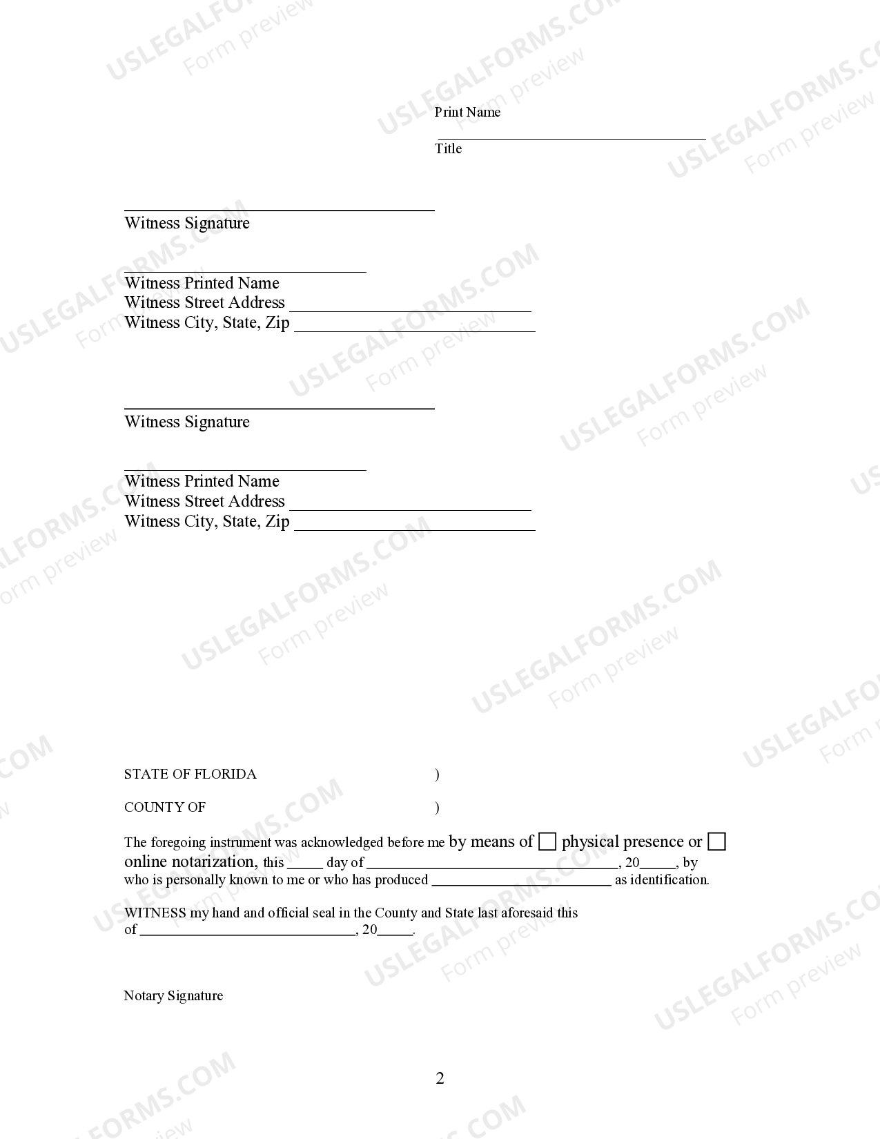 Florida Easement and Easement Deed for Sewer Lines | US Legal Forms