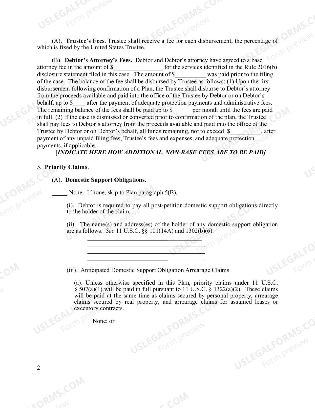Georgia Chapter 13 Plan | US Legal Forms