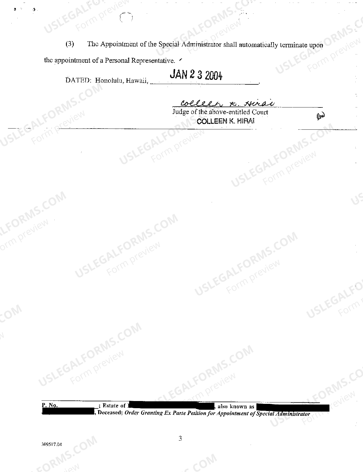 Ex Parte Petition For Final Discharge And Order | US Legal Forms