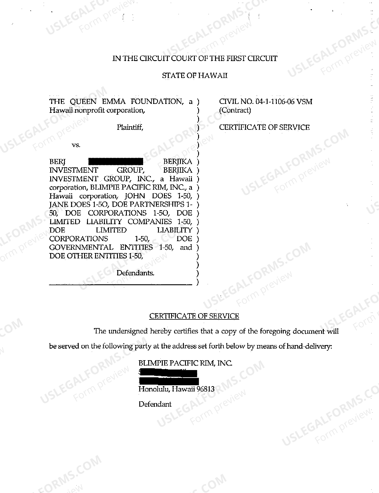 Hawaii Declaration of Plaintiff's Counsel in Support of Motion for Default Judgment Against ...