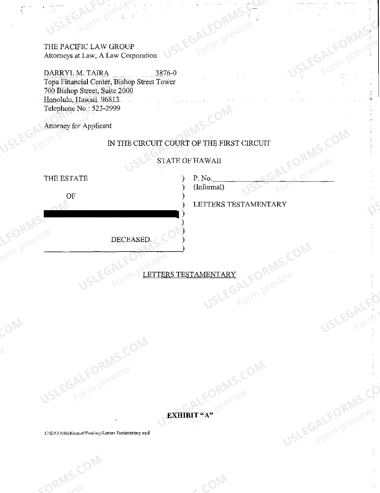 Acknowledgement Of Authority Hawaii Foreign Llc | US Legal Forms