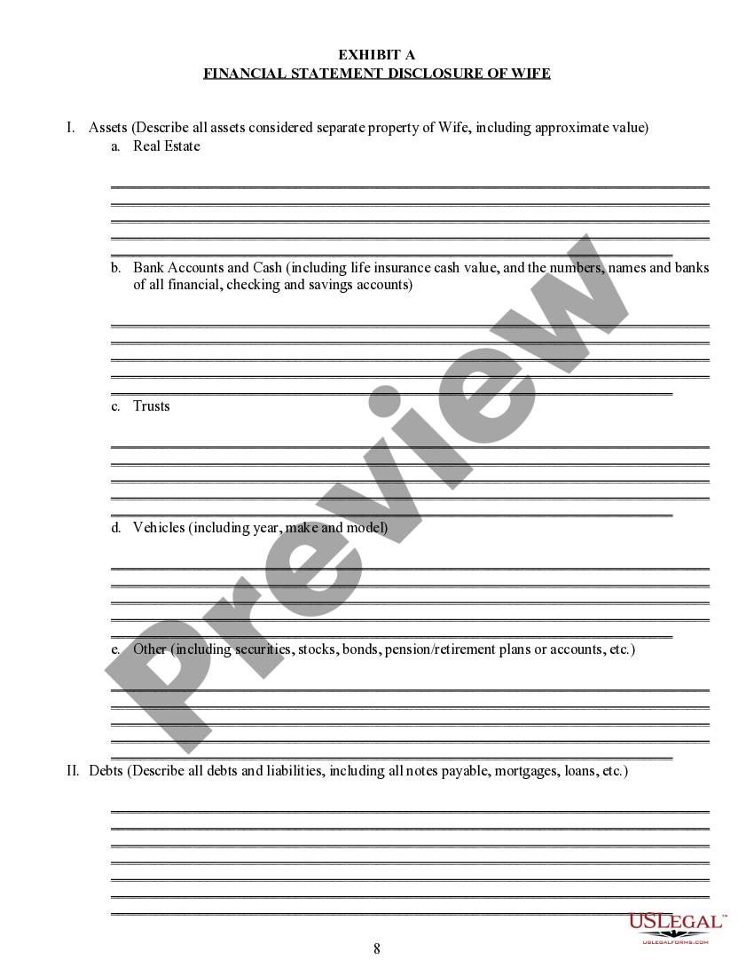 Post Nuptial Agreement Illinois Template Jeroboams Printable