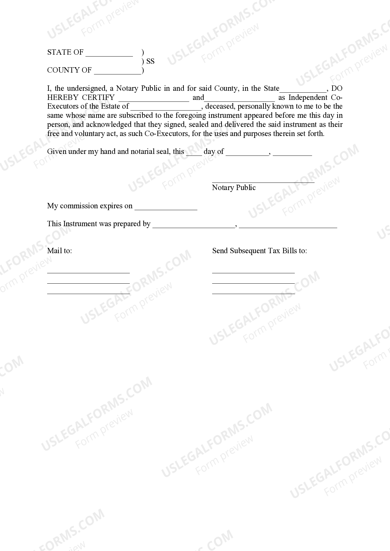Illinois Executor’s Deed - Executor's Deed Illinois | US Legal Forms