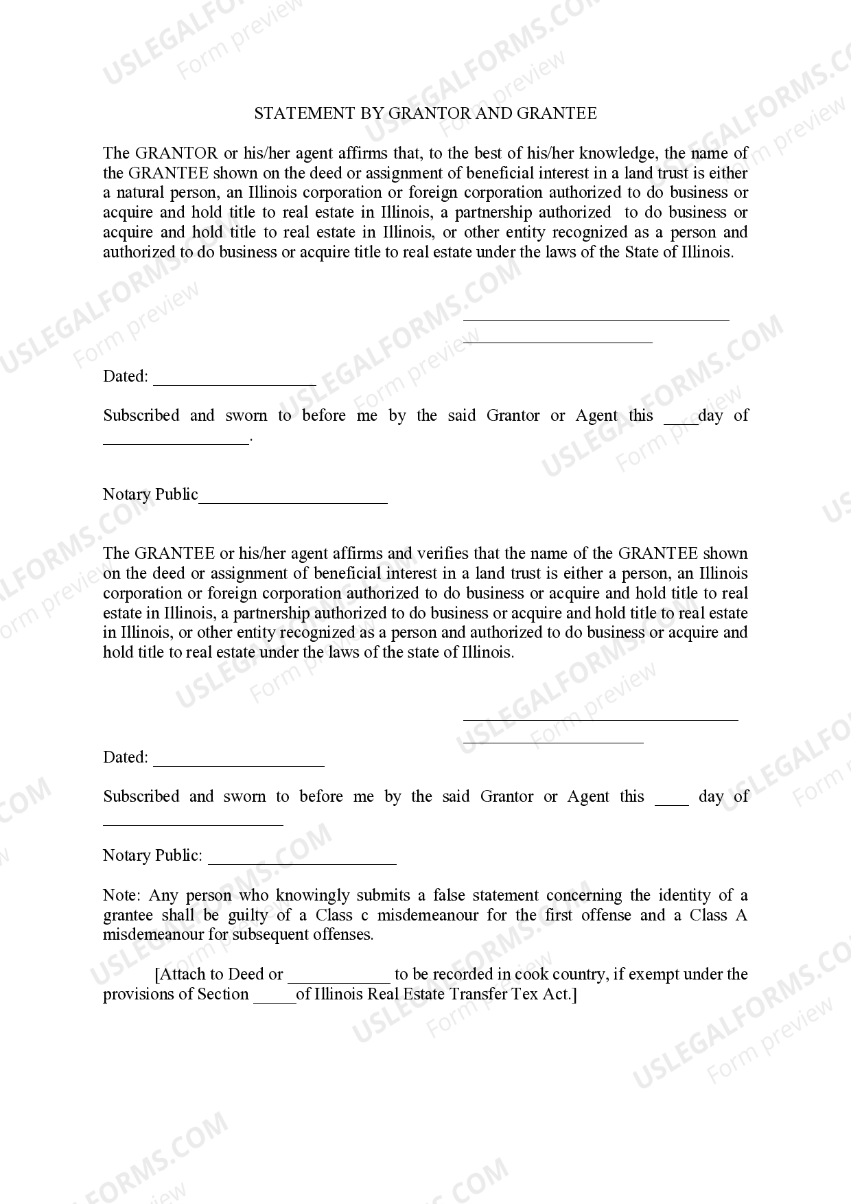 Illinois Corrective Trustee’s Deed | US Legal Forms