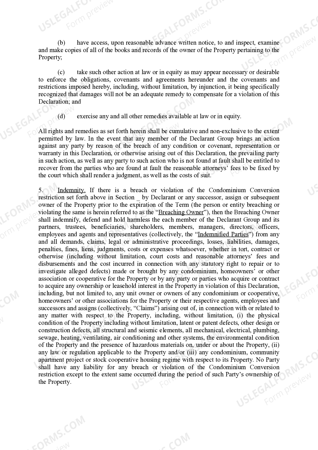 Illinois Declaration of Restrictive Covenants - Illinois Right | US ...