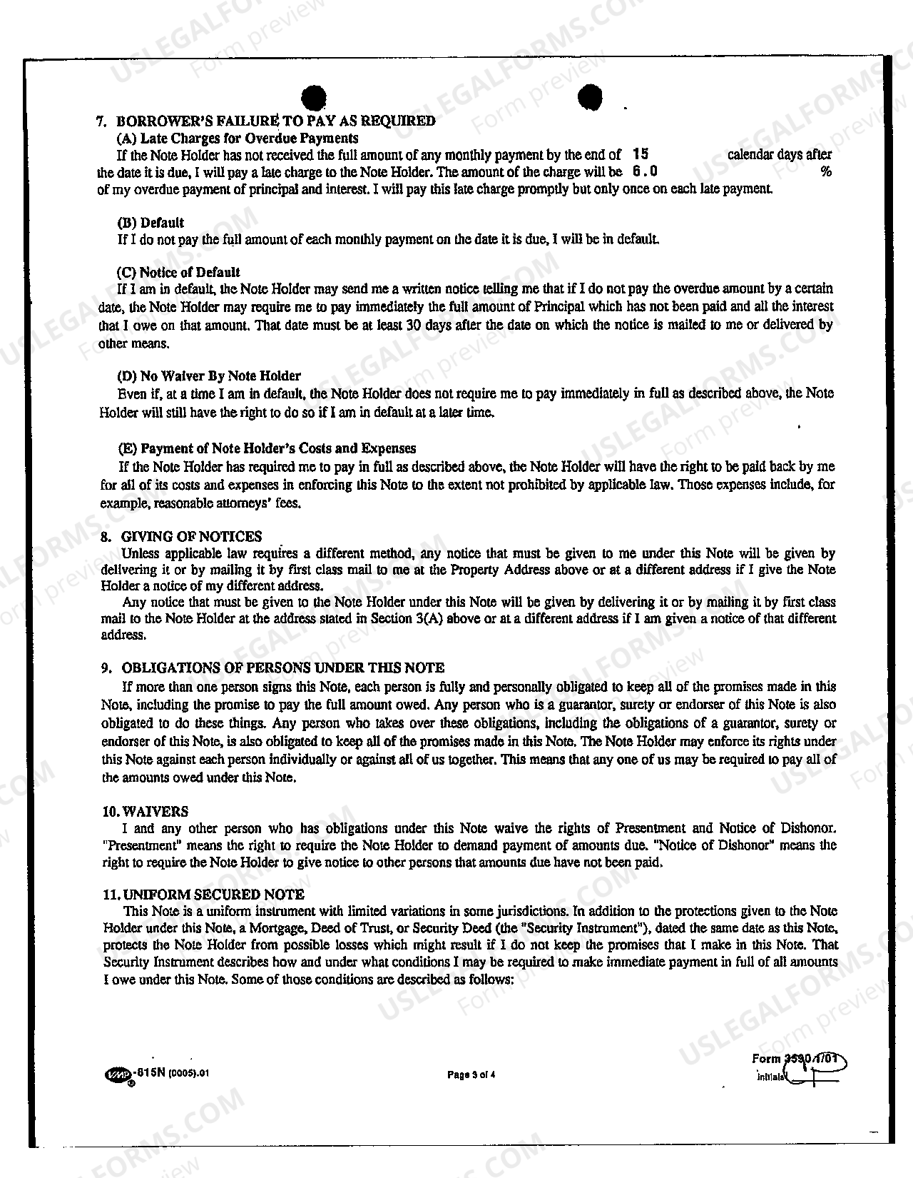 Adjustable Rate Promissory Note Form | US Legal Forms