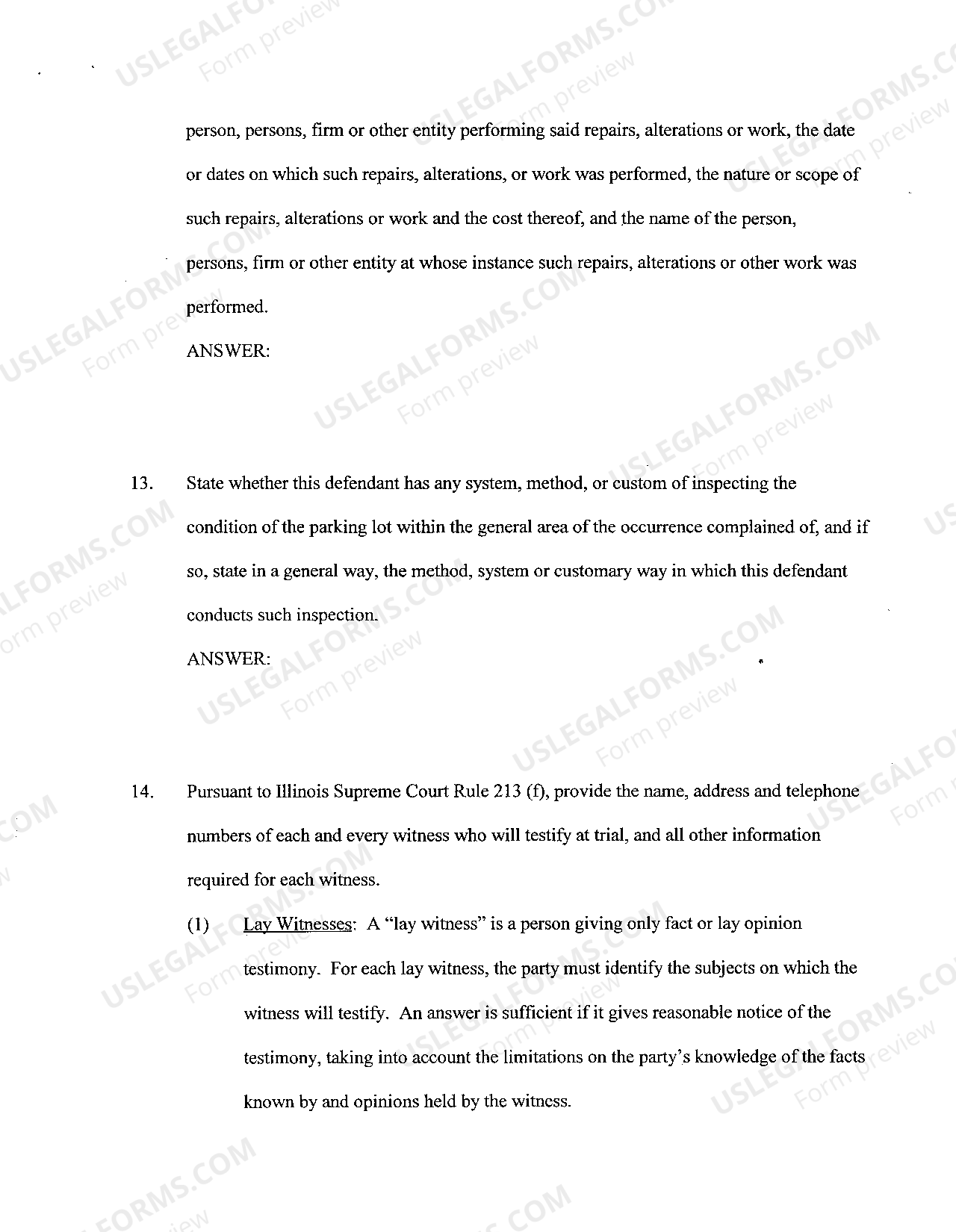 Illinois Plaintiff's Interrogatories to Defendant - Illinois ...