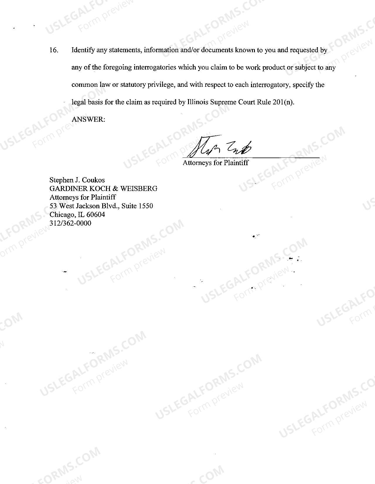 Illinois Plaintiff's Interrogatories to Defendant - Illinois ...