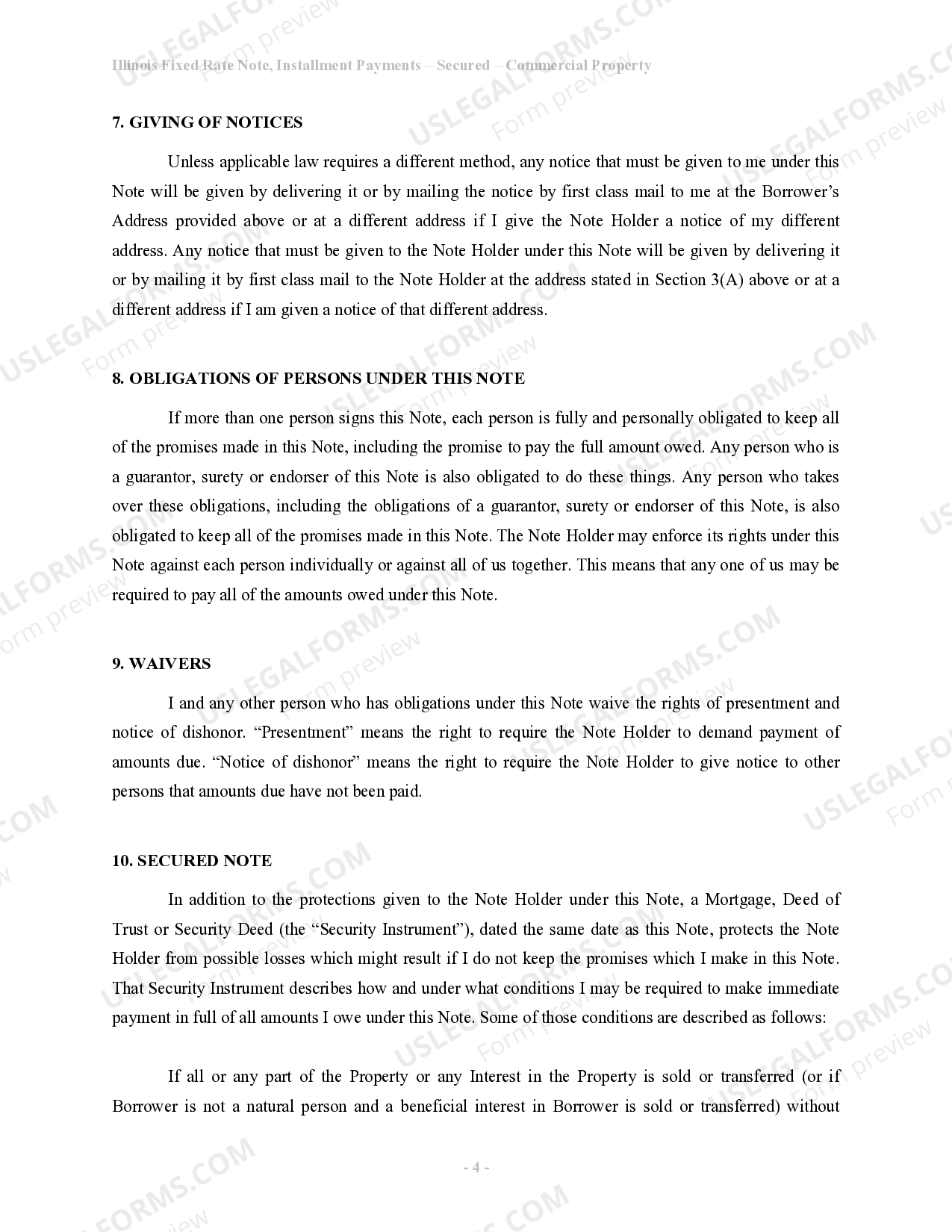 Secured Vs Unsecured Promissory Note Form | US Legal Forms