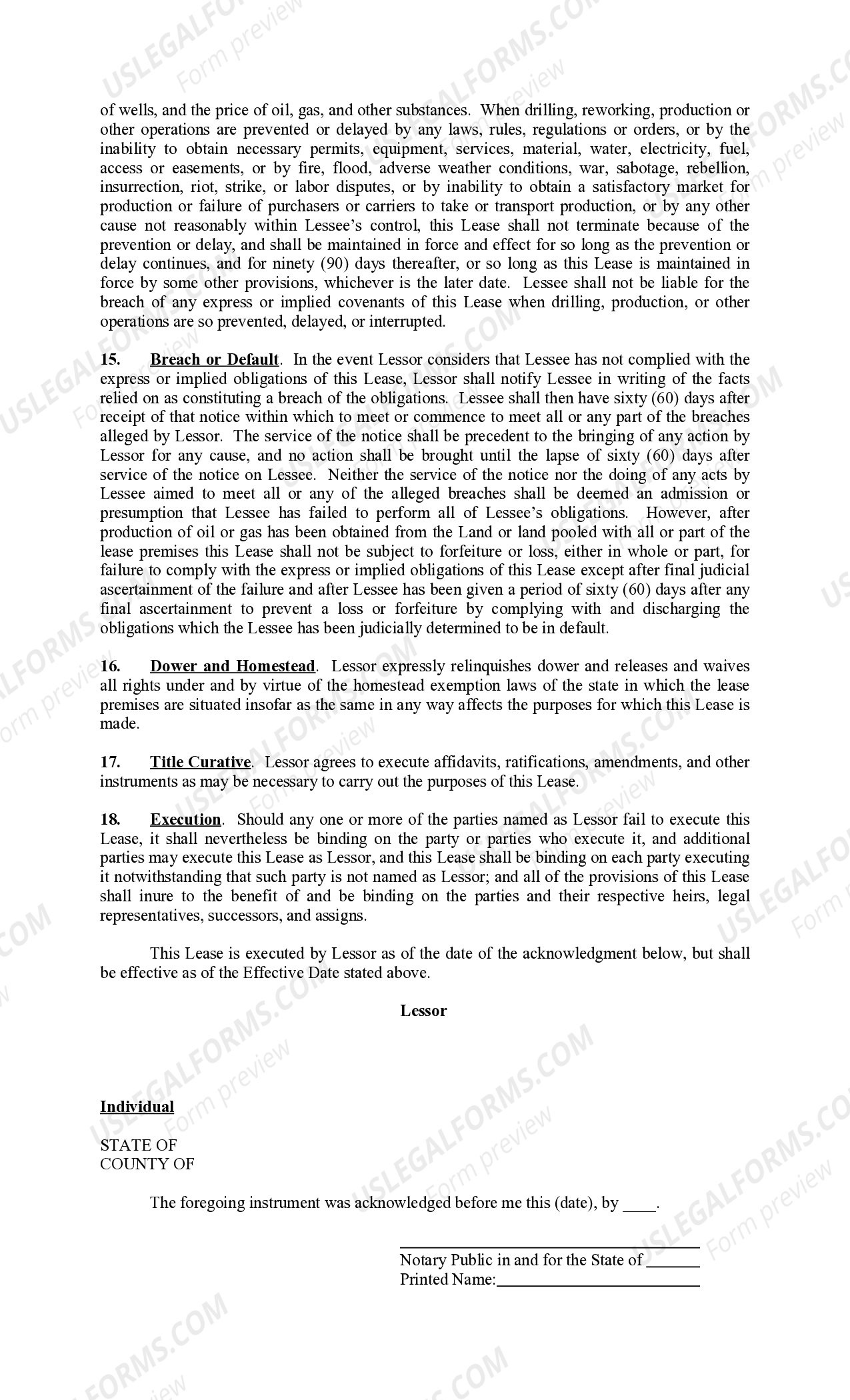 Illinois Rental Lease Pooling Provision | US Legal Forms