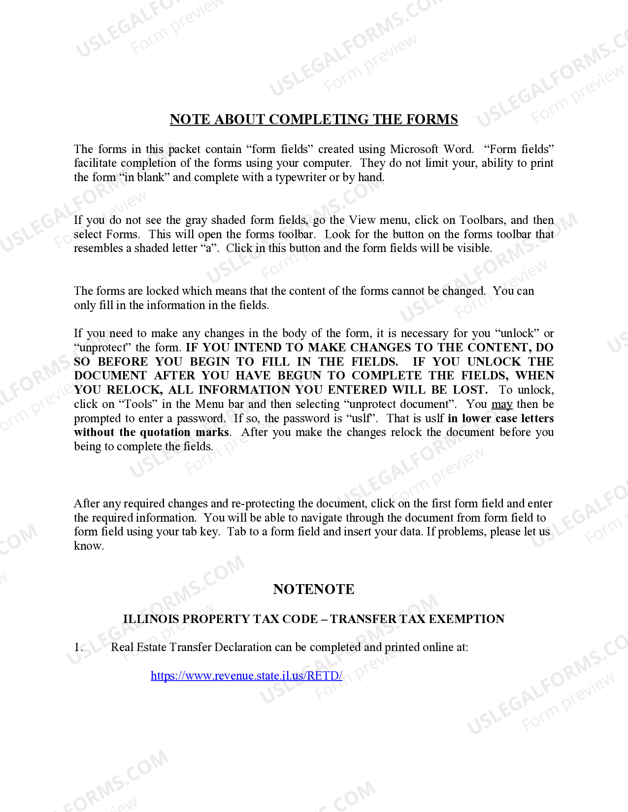 Illinois Fiduciary Deed for use by Executors, Trustees, Trustors ...