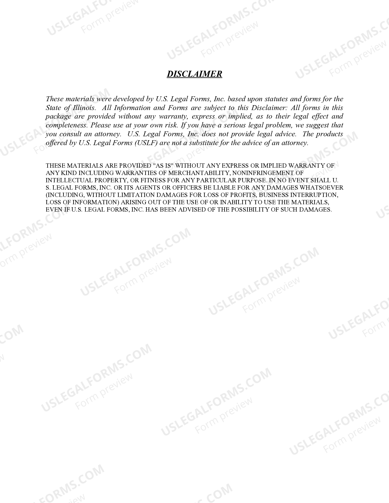 Illinois Fiduciary Deed for use by Executors, Trustees, Trustors ...