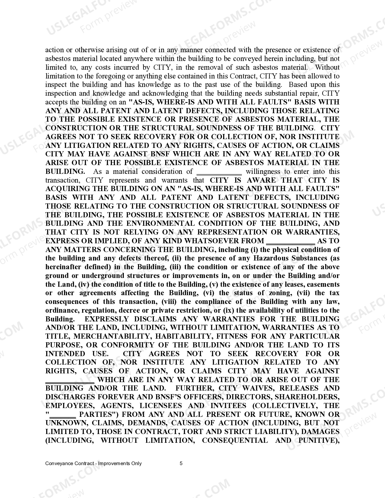 Kansas Conveyance Contract | US Legal Forms