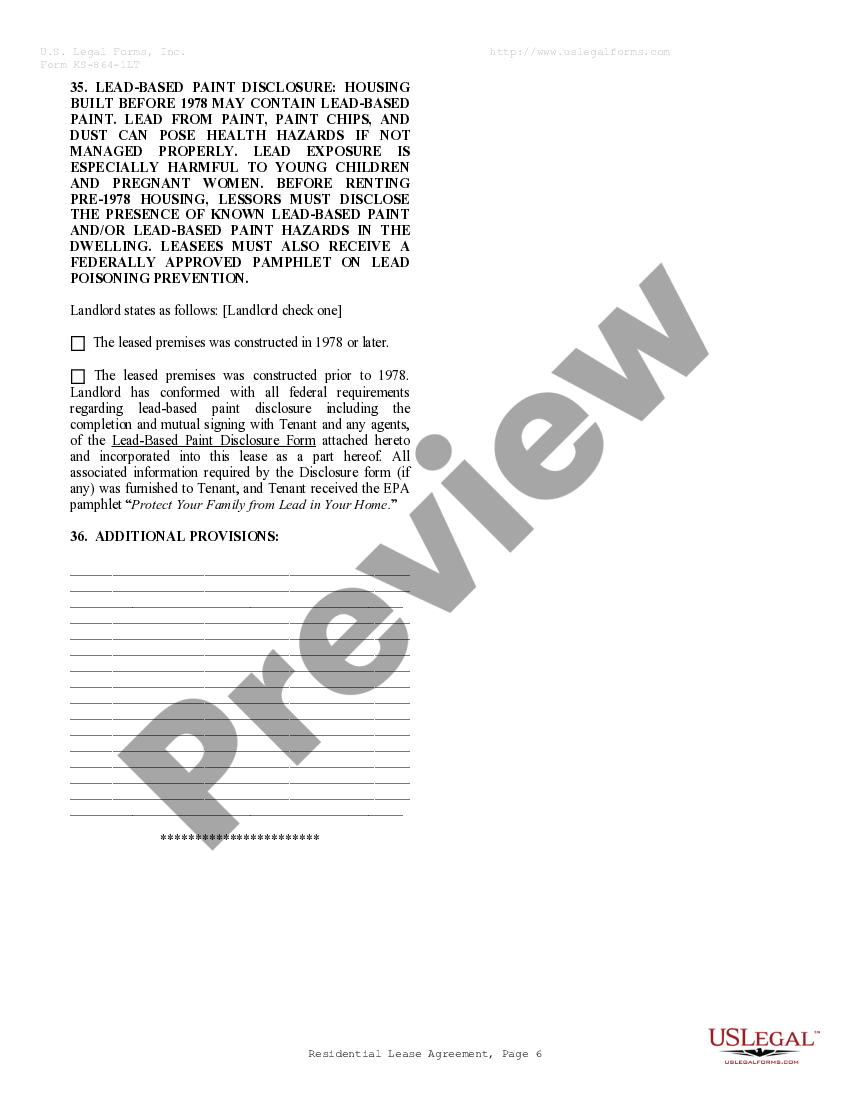 Kansas Residential Lease Or Rental Agreement For Month To Month Lease kansas-residential-lease-or-rental-agreement-for-month-to-month-lease