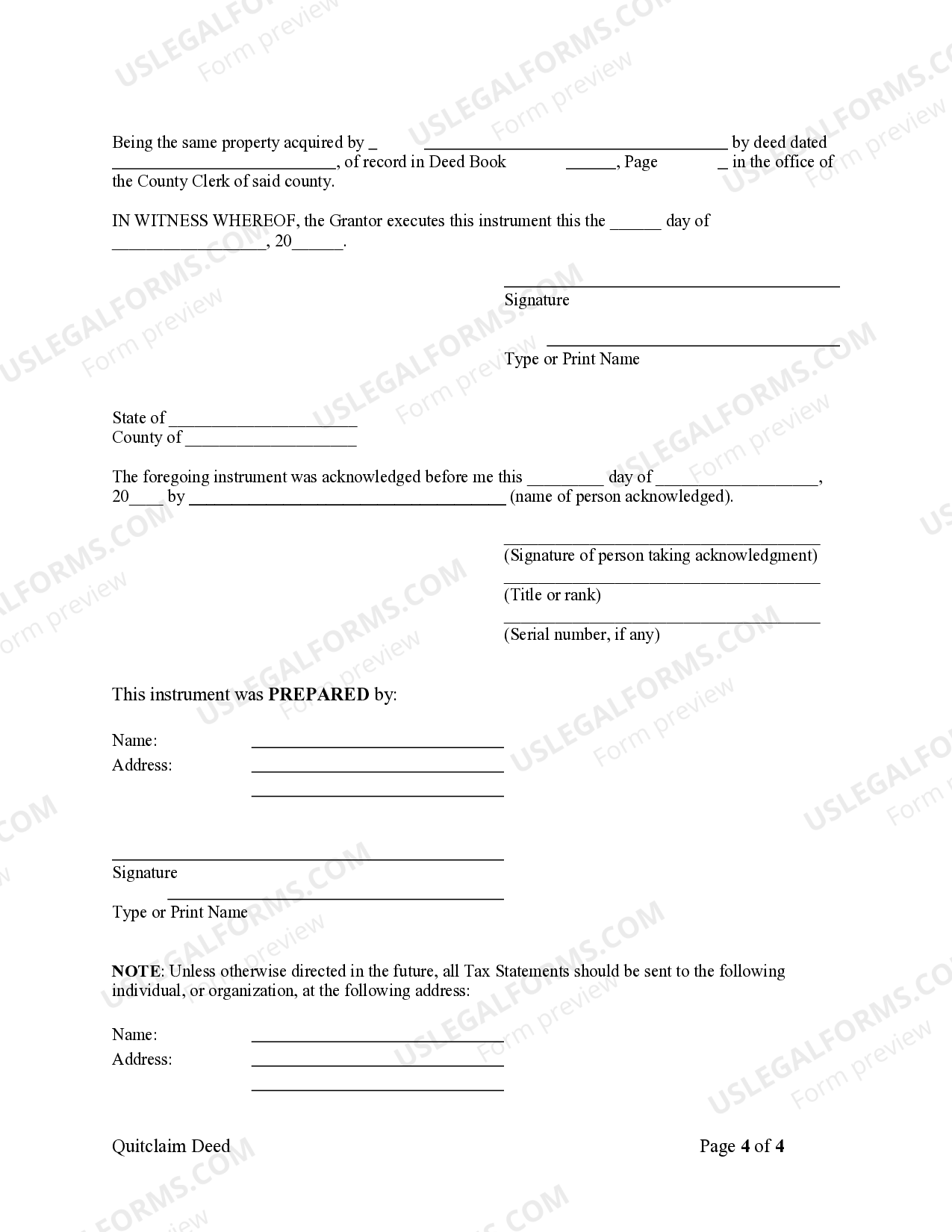 Kentucky Quitclaim Deed from Individual to Two Individuals | US Legal Forms