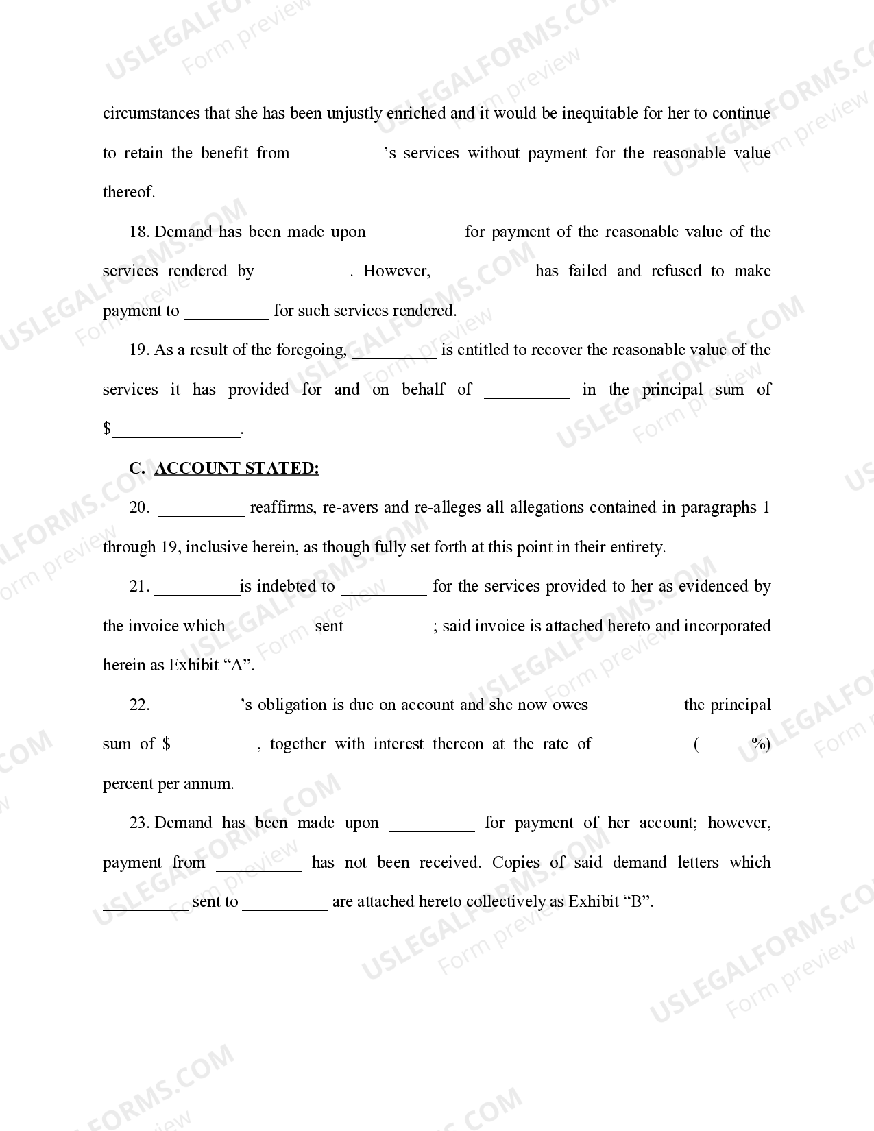 Kentucky Complaint- Breach of Contract | US Legal Forms