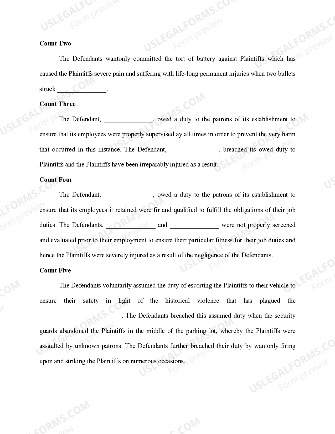Kentucky Complaint | US Legal Forms