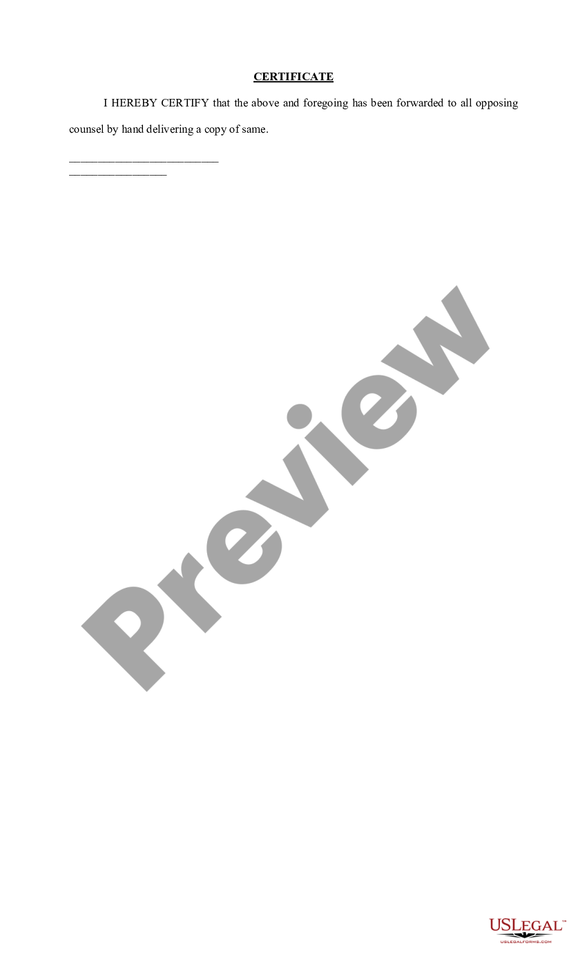 Louisiana Motion and Order to Continue without Date | US Legal Forms Louisiana Motion and Order to Continue without Date | US Legal Forms