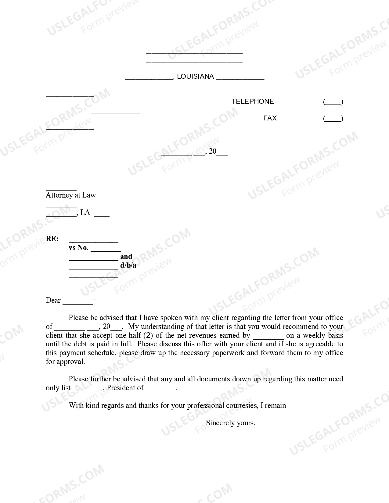 Debt Collection Letters For Unpaid Invoices | US Legal Forms