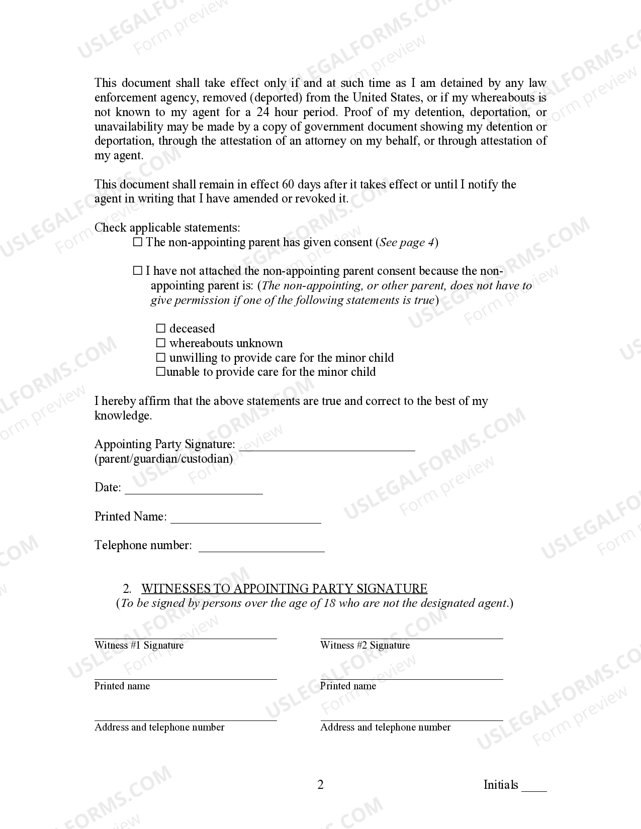 Massachusetts Temporary Agent Appointment | US Legal Forms