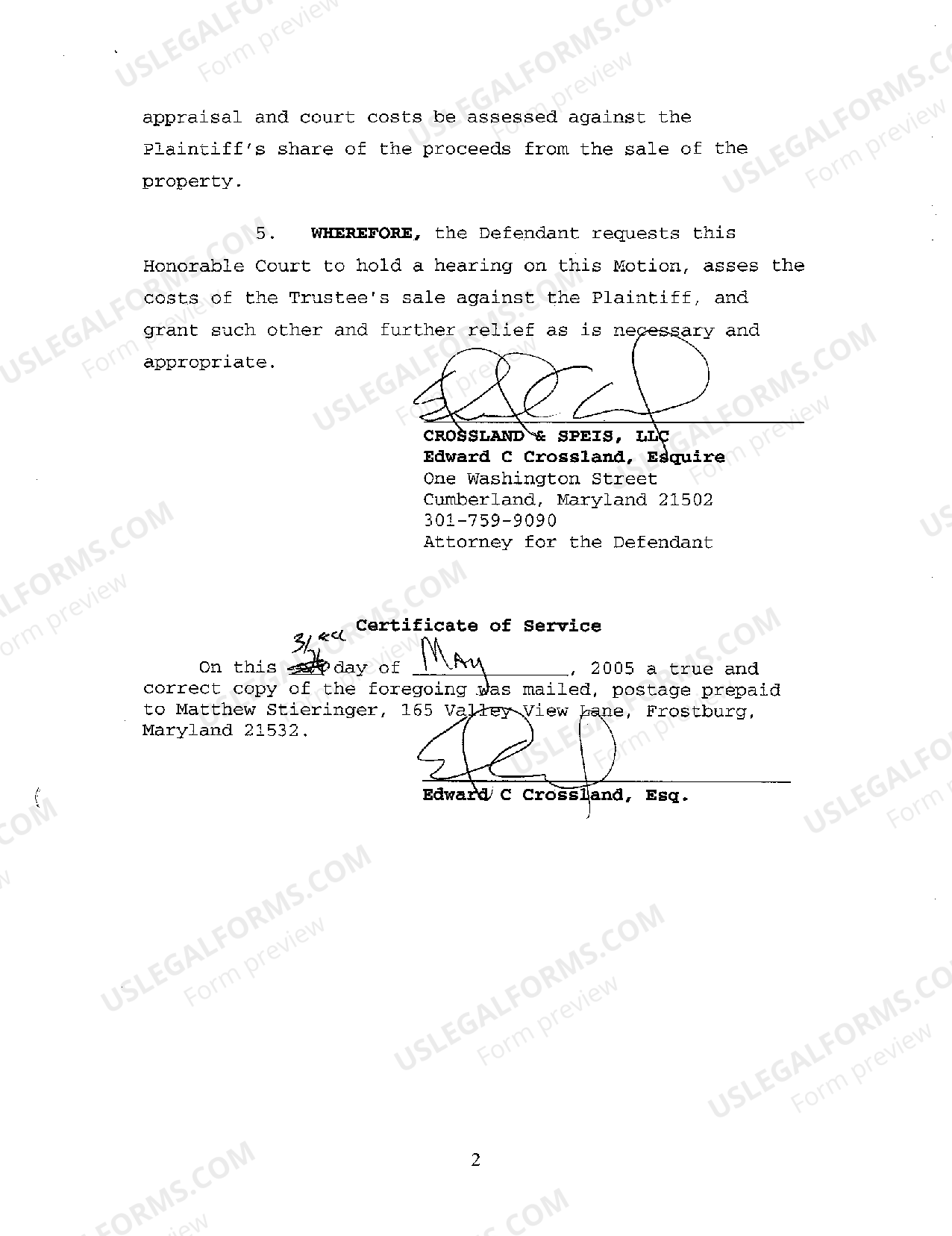 Maryland Motion for Relief - Motion For Appropriate Relief Maryland ...