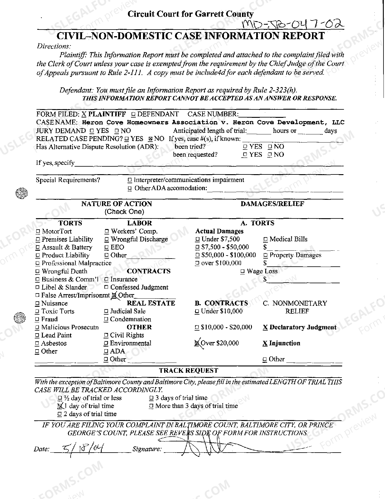 Arizona Response to Petition for Modification of Dissolution or Legal ...
