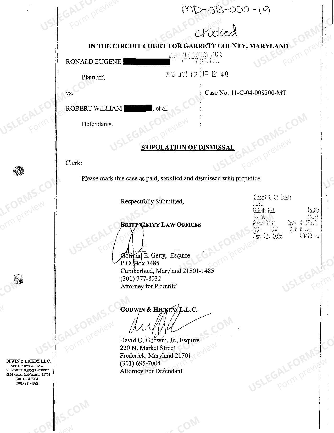 Maryland Stipulation Of Dismissal US Legal Forms Maryland Stipulation Of Dismissal US Legal Forms